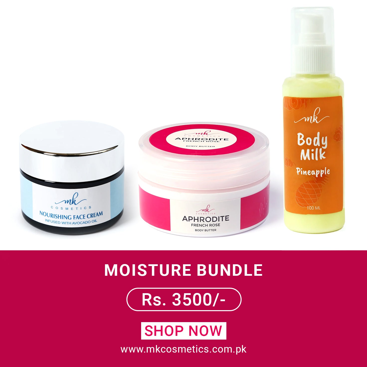 Moisture Bundle – MK Cosmetics Pakistan