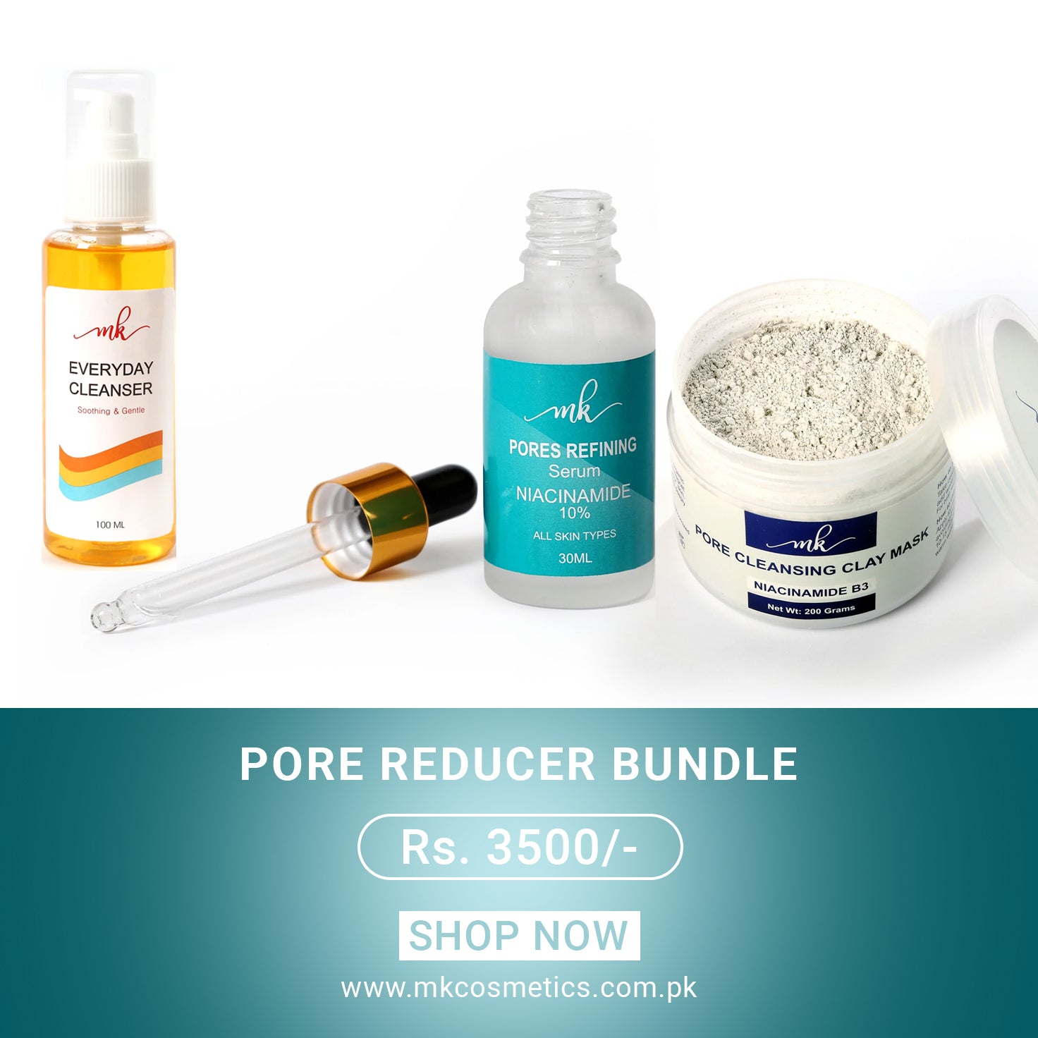 Pore Reducer Bundle – MK Cosmetics Pakistan