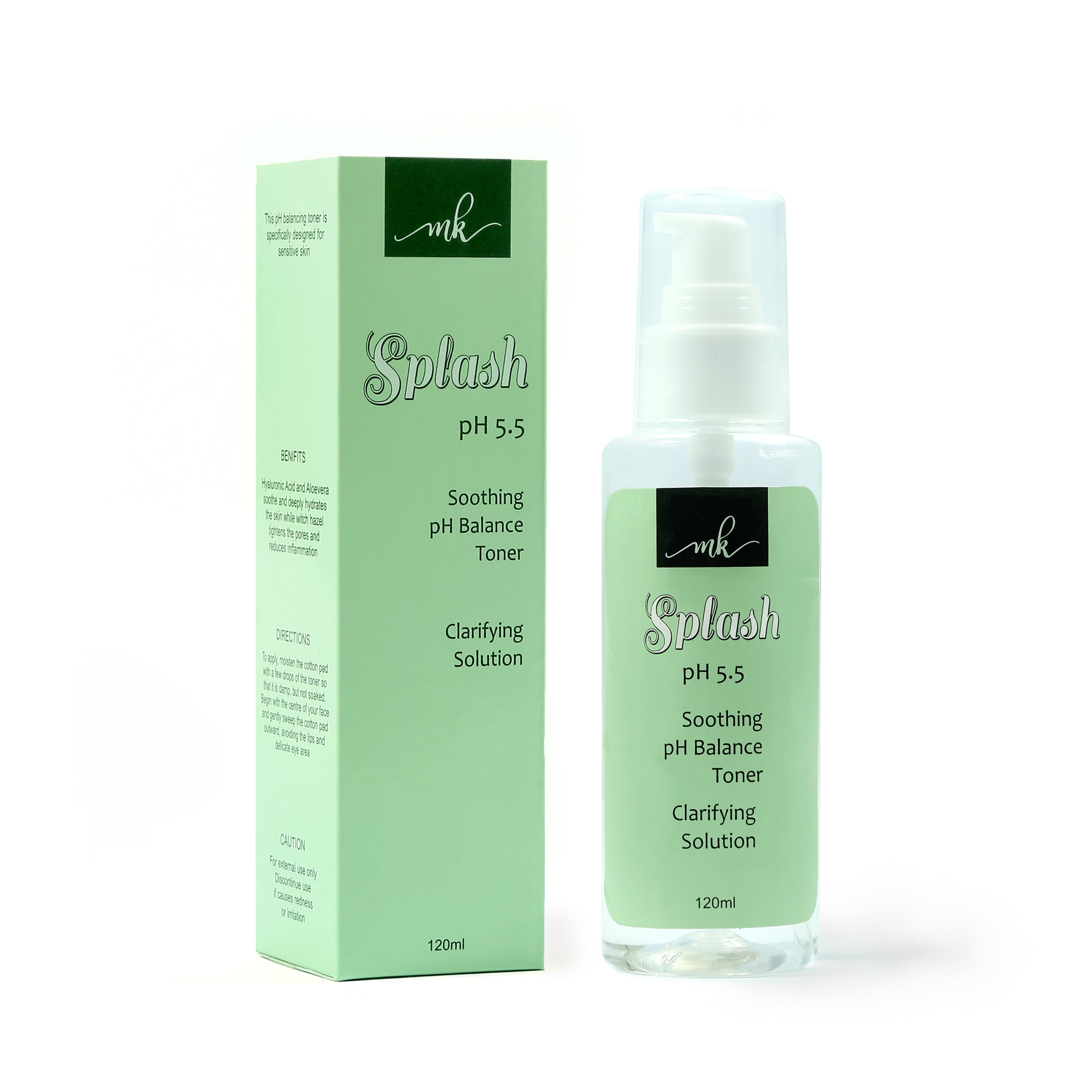 SPLASH pH 5.5 SKIN TONER 120-ML – MK Cosmetics Pakistan